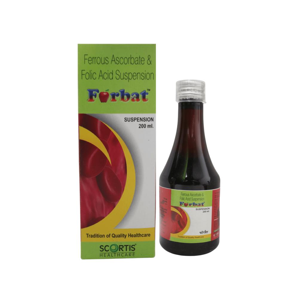 Forbat Suspension - Ferrous Ascorbate & Folic Acid Suspension - Holy ...